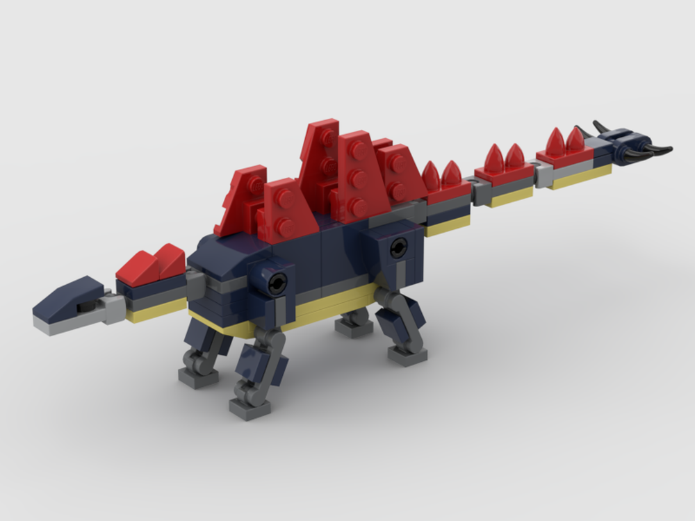 LEGO MOC Stegosaurus by builditmac | Rebrickable - Build with LEGO