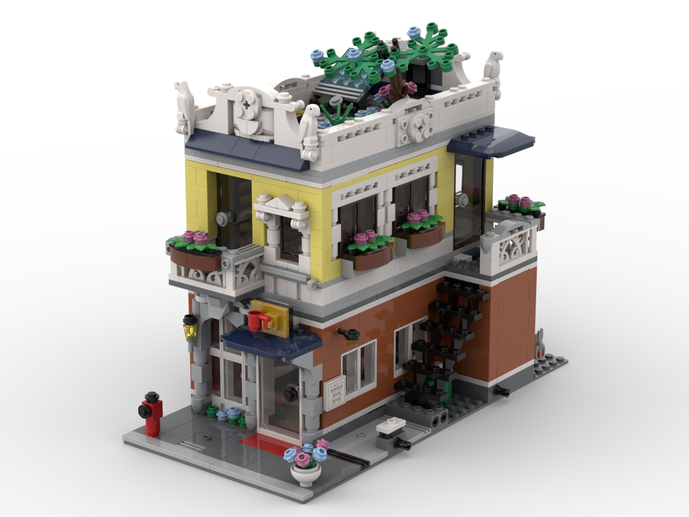 LEGO MOC 31097 Modular Petshop and Cafe by TheLuckyOne | Rebrickable ...