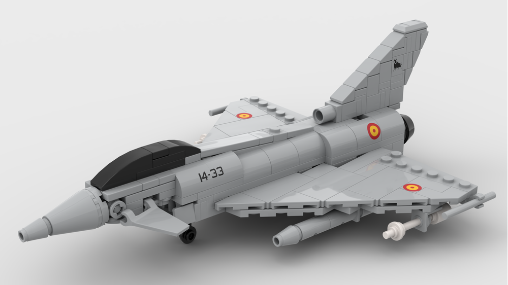 Lego Moc 172 Scale Eurofighter Typhoon By Handsolo99 Rebrickable