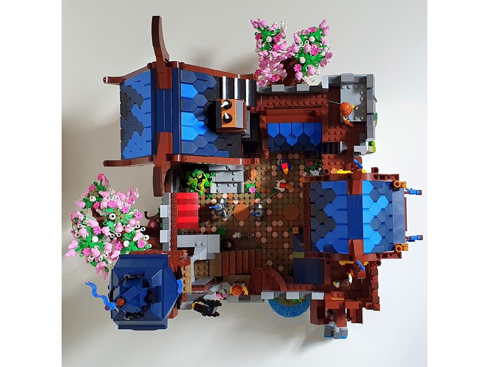 Lego Moc Falconers Fortress Medieval Castle By Gr33tje13