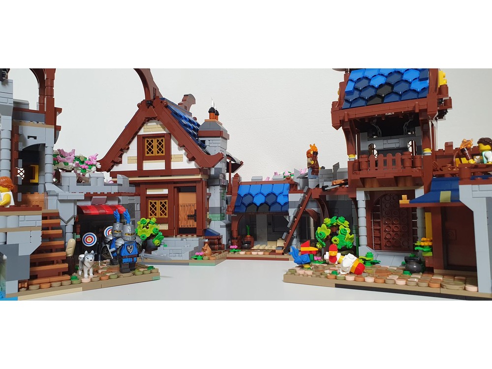 Lego Moc Falconers Fortress Medieval Castle By Gr33tje13