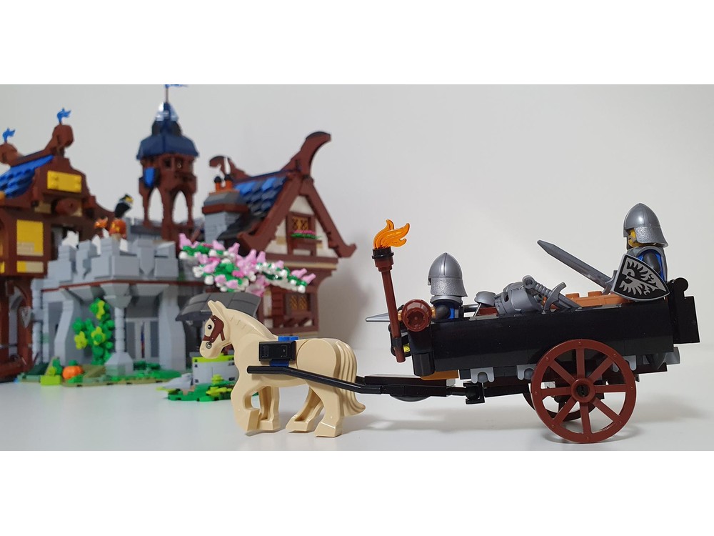 Lego Moc Falconers Fortress Medieval Castle By Gr33tje13