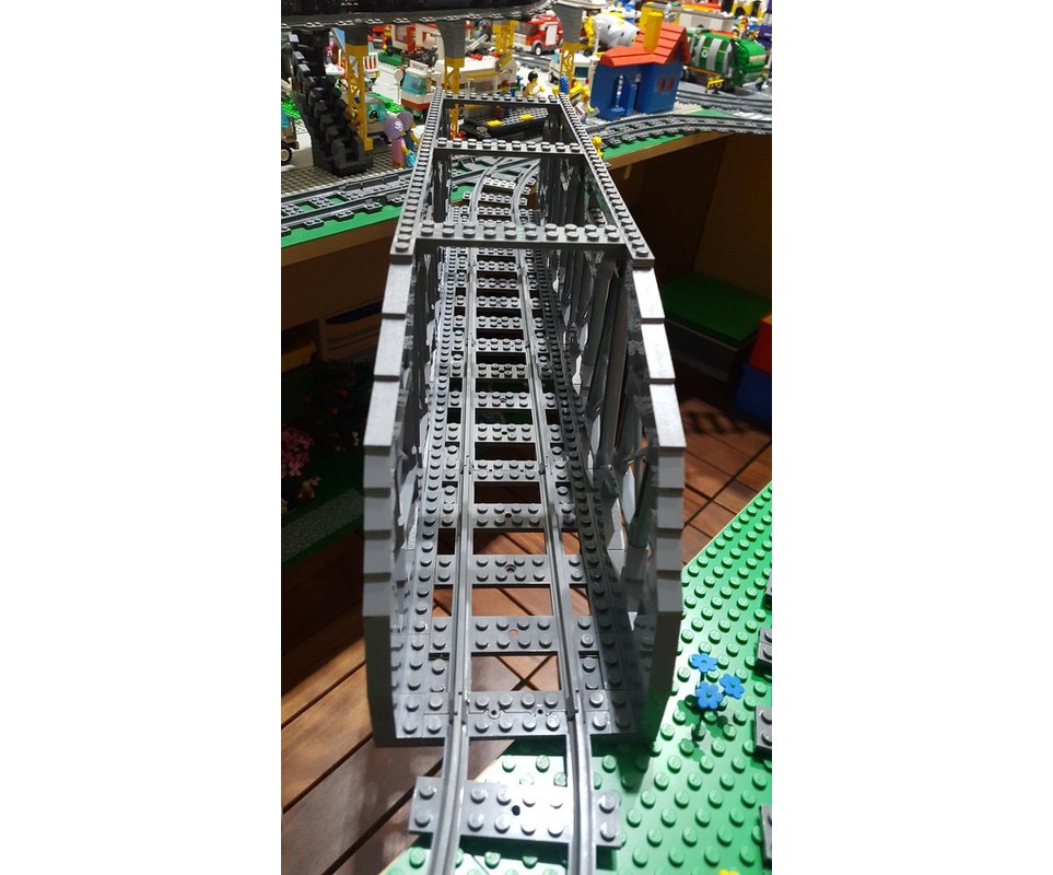 LEGO MOC Train Bridge by federicobj | Rebrickable - Build with LEGO