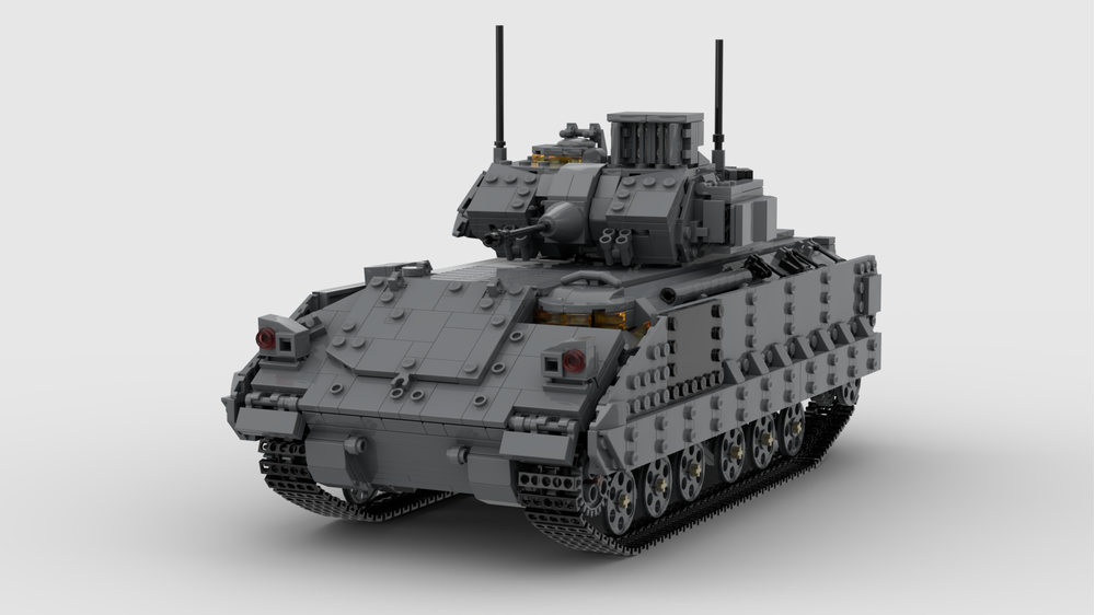 Lego Moc M2a2 Bradley Rc By Donniedarko Rebrickable Build With Lego