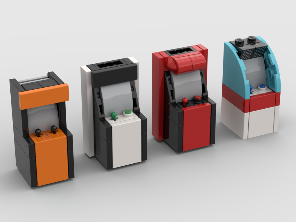 LEGO MOC Arcade Cabinets (Pack #2) by Ptchnk | Rebrickable - Build with ...