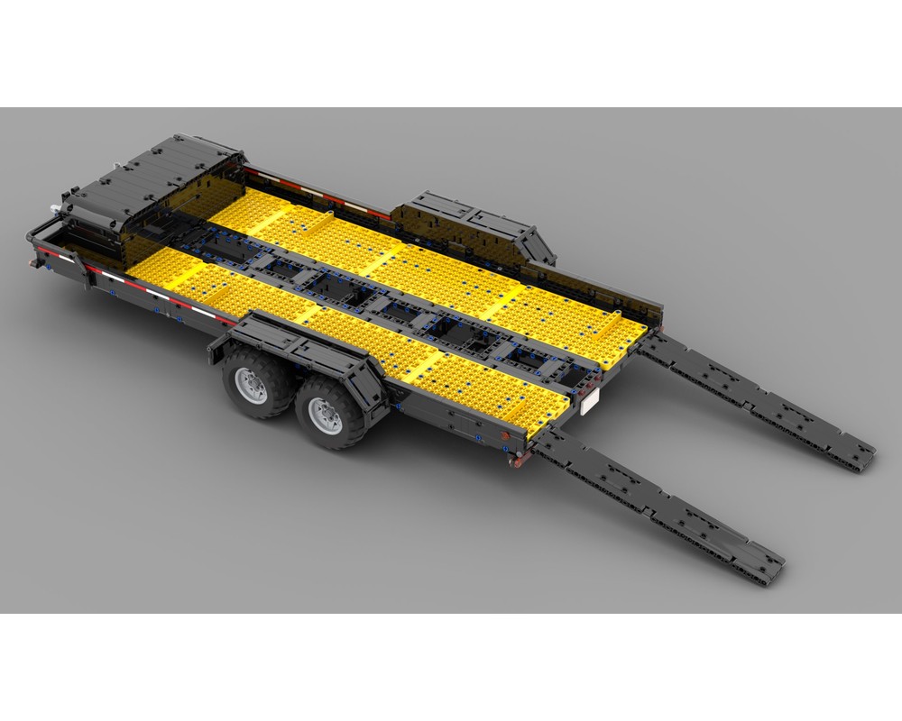 LEGO MOC 1/8 Car Trailer (11x19 Frame) by Nico71 | Rebrickable - Build ...