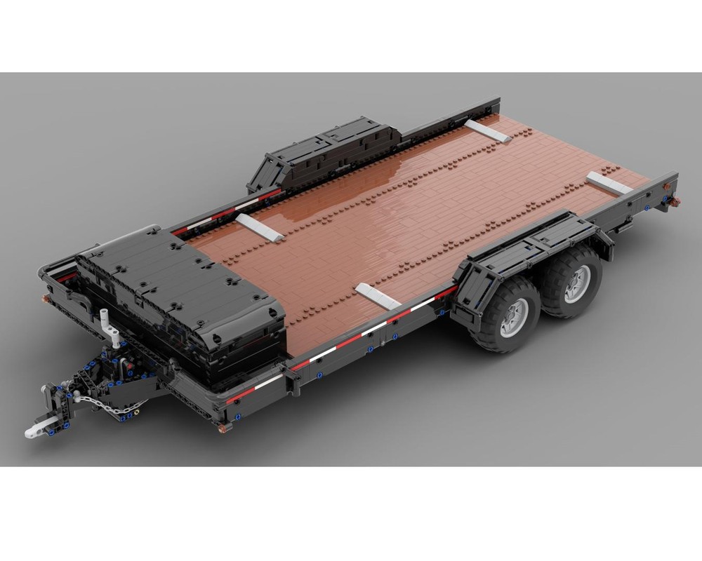 LEGO MOC 1/8 Car Trailer (5x7 Frame with Wooden Platform) by Nico71 ...