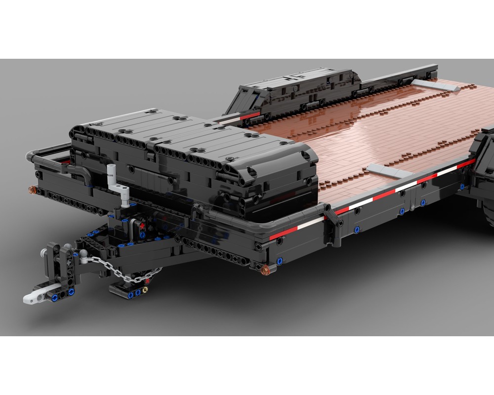 LEGO MOC 1/8 Car Trailer (5x7 Frame with Wooden Platform) by Nico71 ...