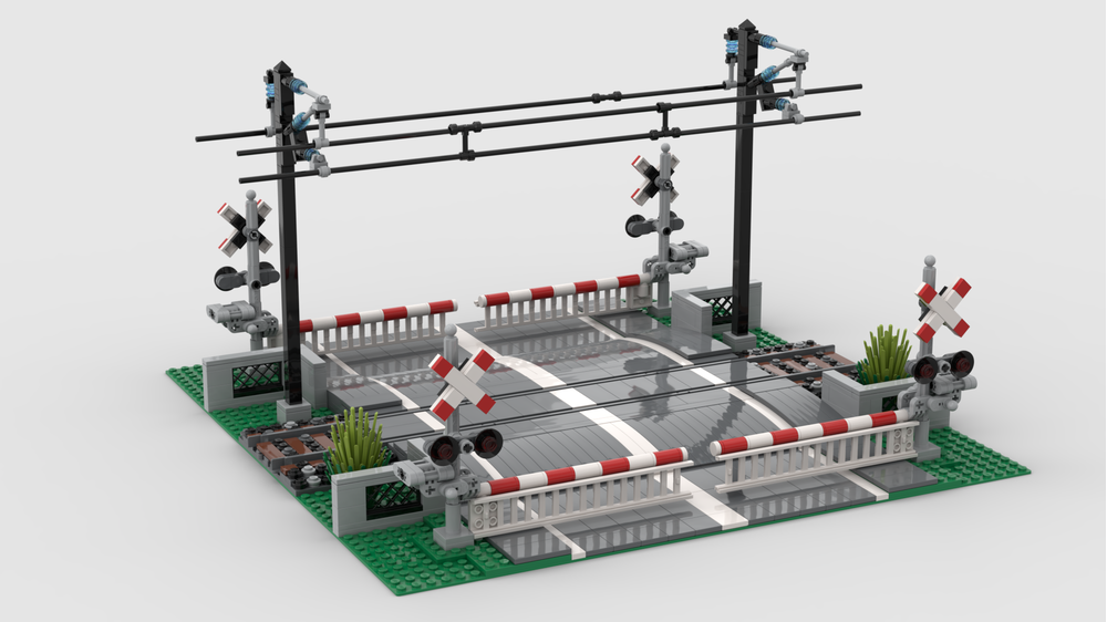 LEGO MOC Railroad Crossing - Passage à niveau -- MOC by Mimi68 ...