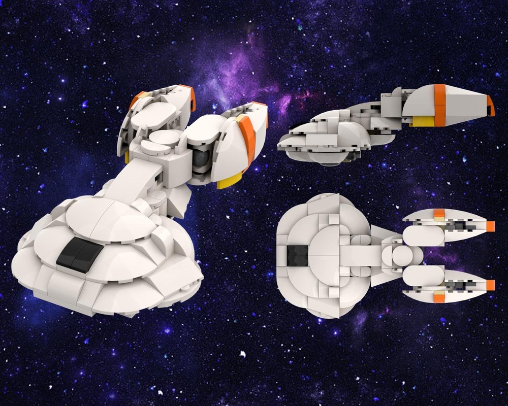 LEGO MOC 31133 Federation Starship by DS3D | Rebrickable - Build with LEGO