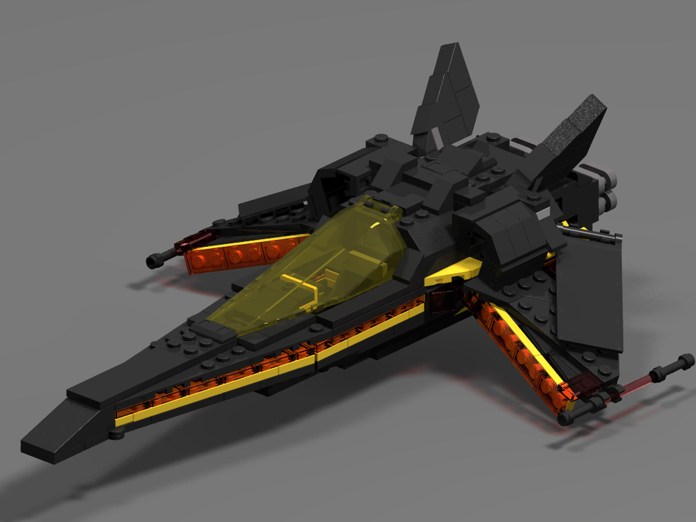 Lego Moc Xl 15 Blacktron Cruiser By Lukebricks82 Rebrickable Build