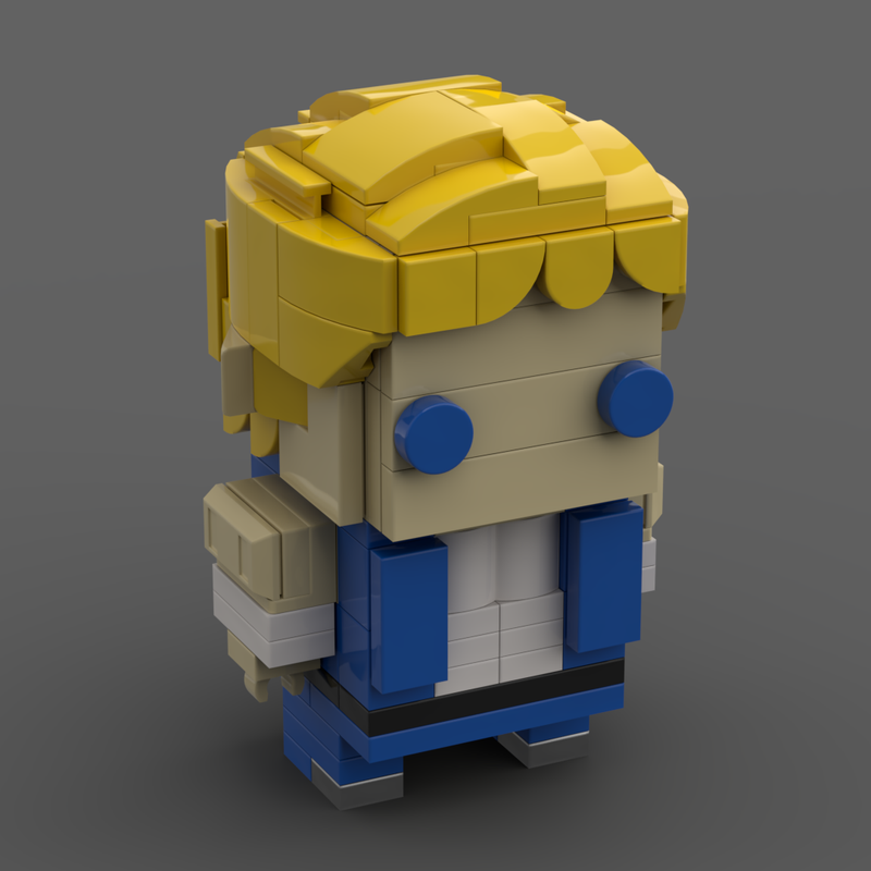 LEGO MOC Billy Lee Double Dragon by birdbrickbuilds | Rebrickable ...