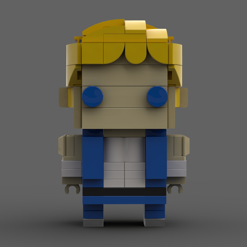 LEGO MOC Billy Lee Double Dragon by birdbrickbuilds | Rebrickable ...