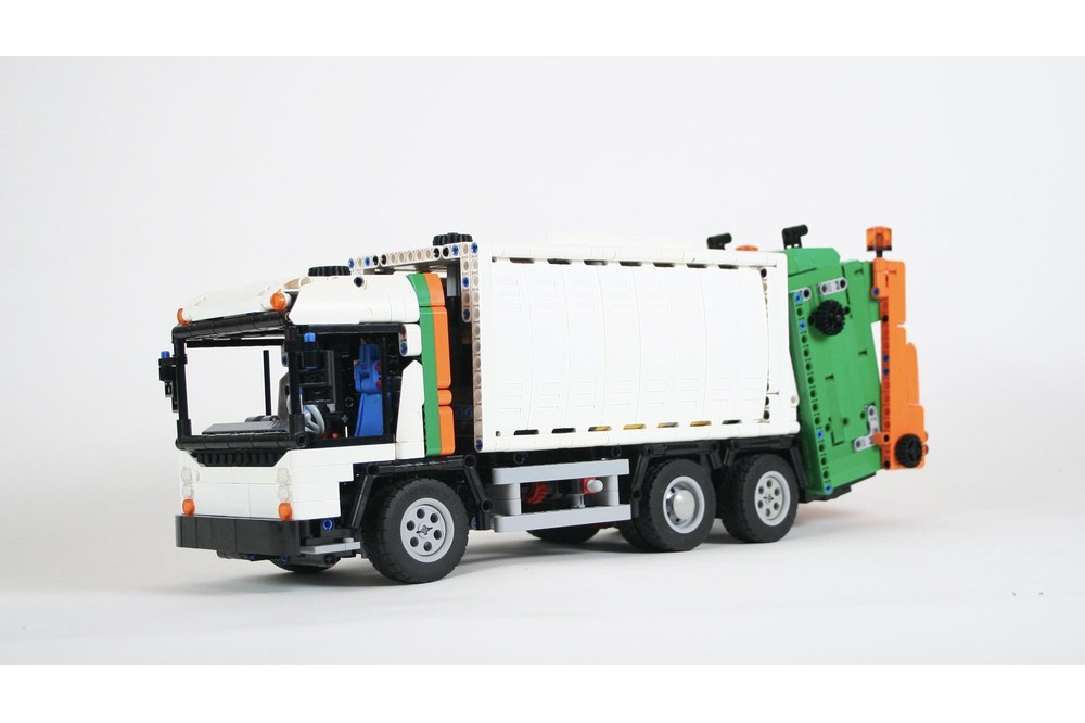 LEGO MOC Hybrid Garbage Truck by thirdwigg | Rebrickable - Build with LEGO