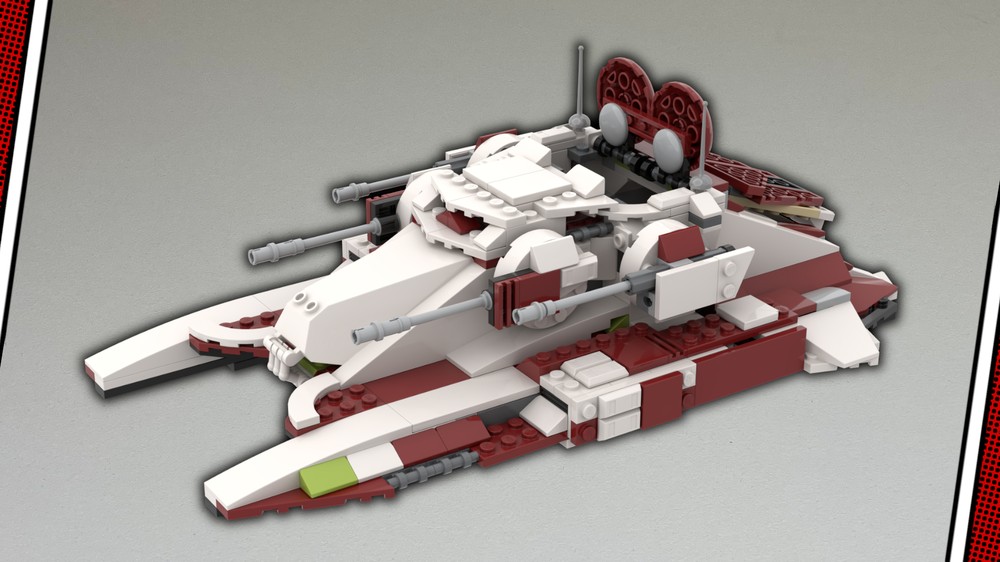 LEGO MOC Heavy Attack Transport Tank by BlaiseTM | Rebrickable - Build ...