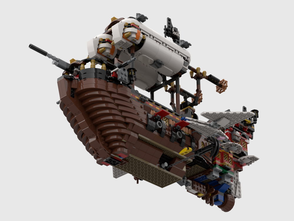 LEGO MOC Pirates Great Airship by hahaman_in_the_dark | Rebrickable ...