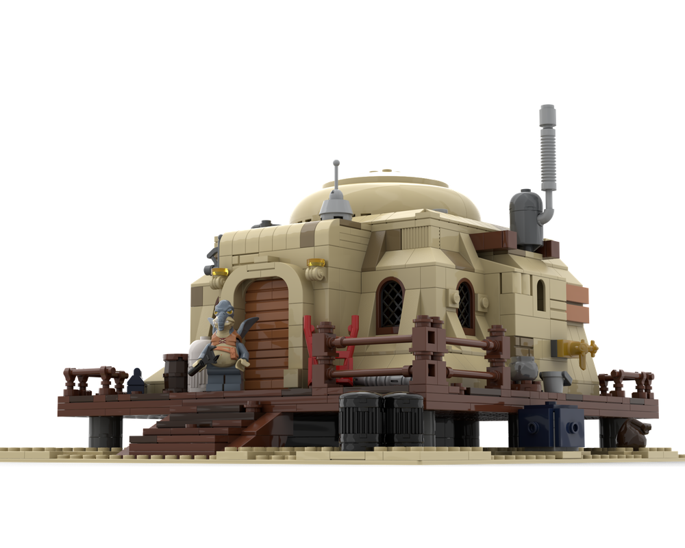 Lego Moc Sw Tatooine Mos Eisley Desert House 5 By Legatoflegion