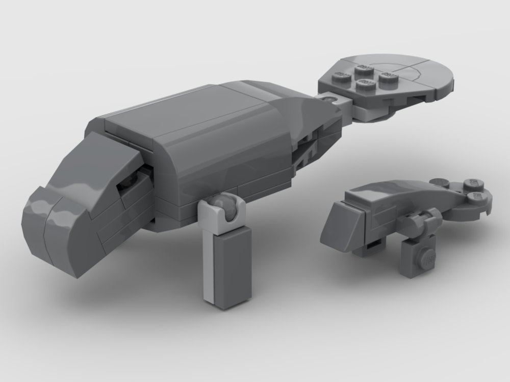 LEGO MOC West Indian Manatees by builditmac | Rebrickable - Build with LEGO