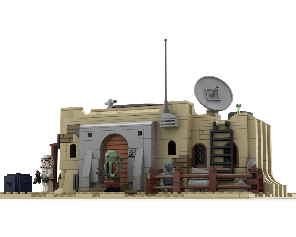 Lego Moc Sw Tatooine Mos Eisley Generator 6 By Legatoflegion