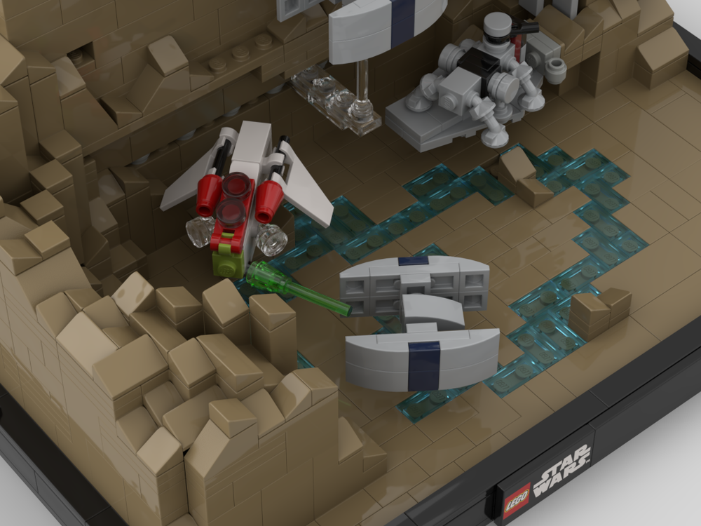 LEGO MOC Battle of Utapau Diorama by FOR THE REPUBLIC | Rebrickable ...