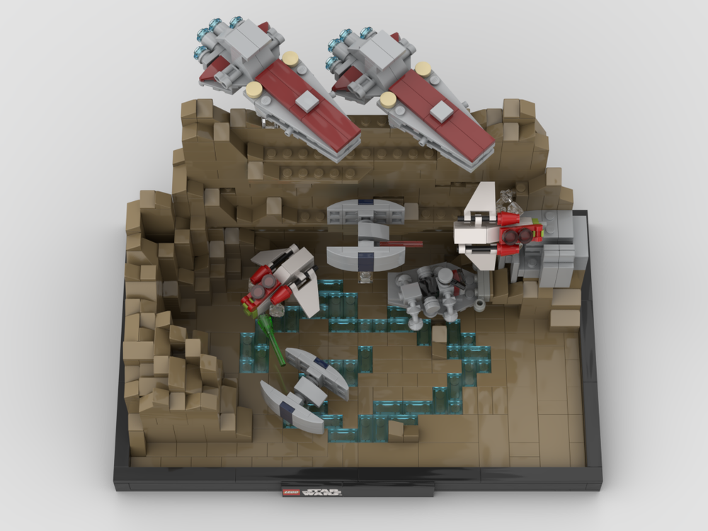 LEGO MOC Battle of Utapau Diorama by FOR THE REPUBLIC | Rebrickable ...