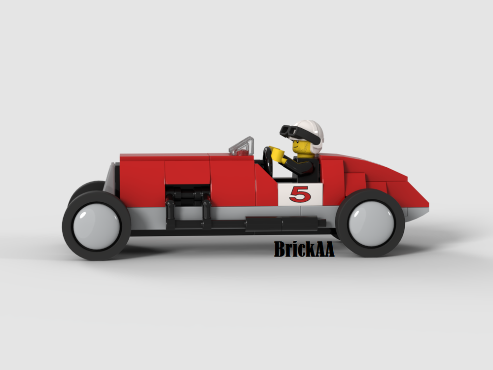 Lego Moc Classic Racing Car By Brickaa Rebrickable Build With Lego