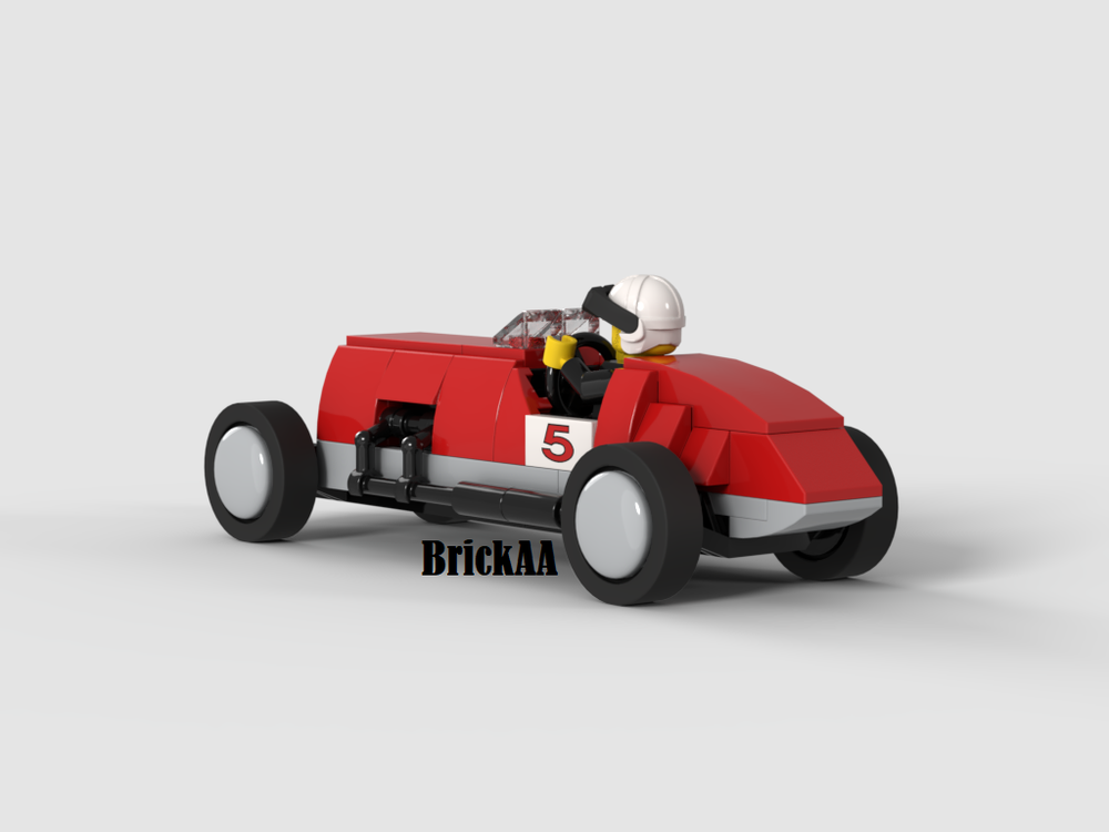 Lego Moc Classic Racing Car By Brickaa Rebrickable Build With Lego