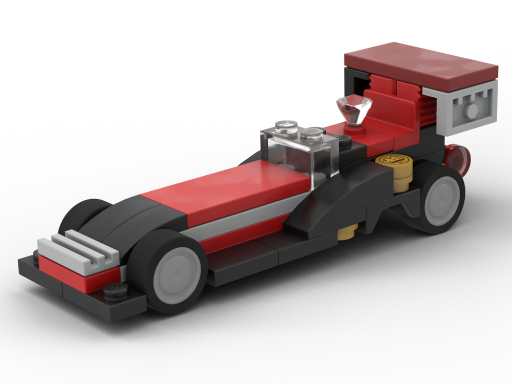 LEGO MOC Dragster (30644) by BriXperiMent | Rebrickable - Build with LEGO