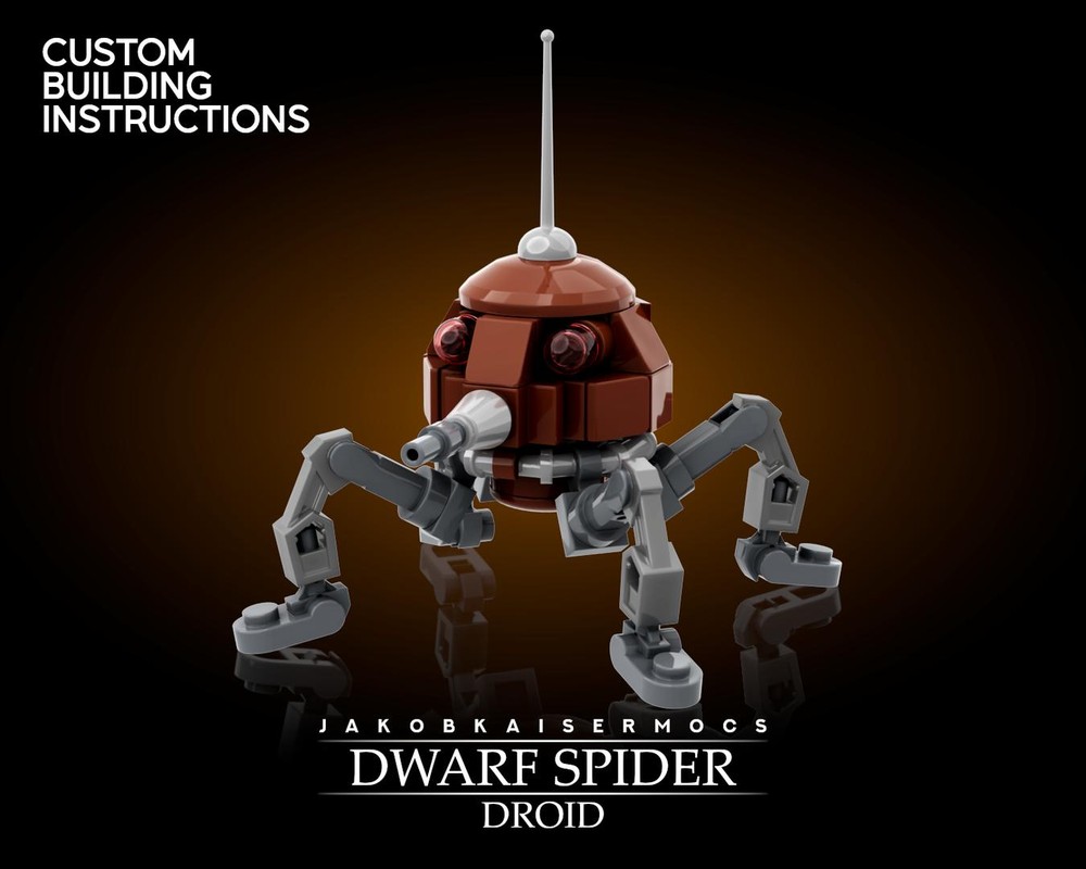 LEGO MOC Dwarf Spider Droid by JakobKaiserMOCs | Rebrickable - Build ...