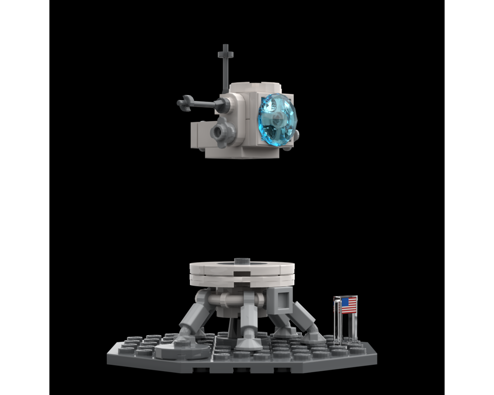 Lego Moc Grumman Lem Concept Nano Version By Zeegiraf Rebrickable