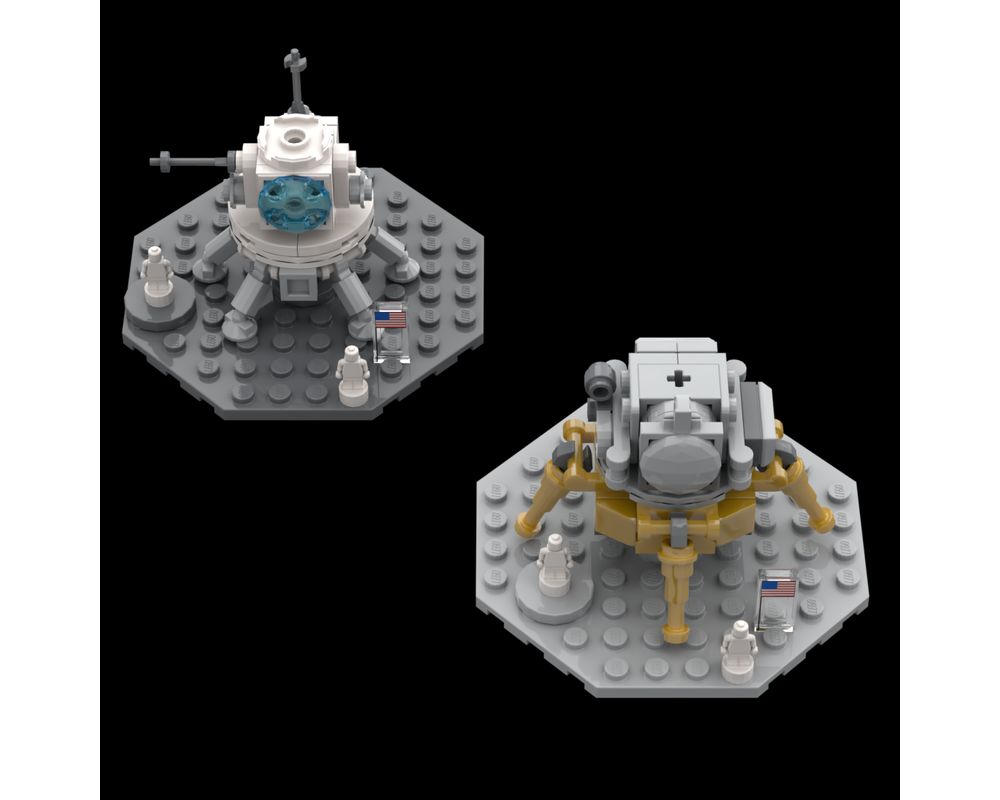 Lego Moc Grumman Lem Concept Nano Version By Zeegiraf Rebrickable