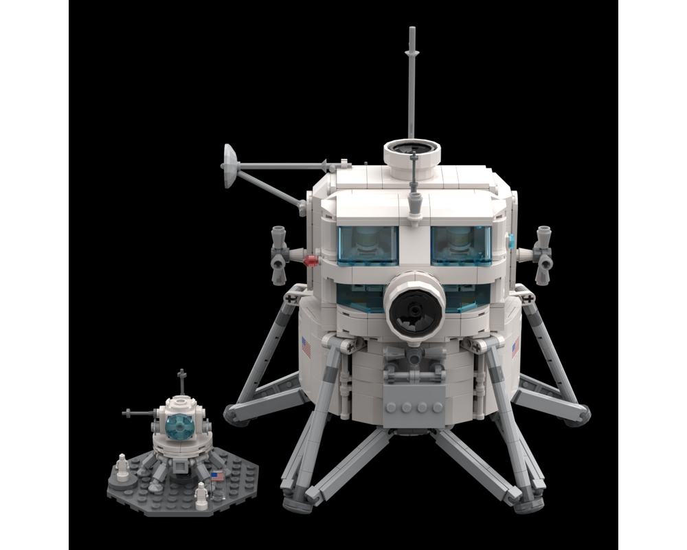 Lego Moc Grumman Lem Concept Nano Version By Zeegiraf Rebrickable