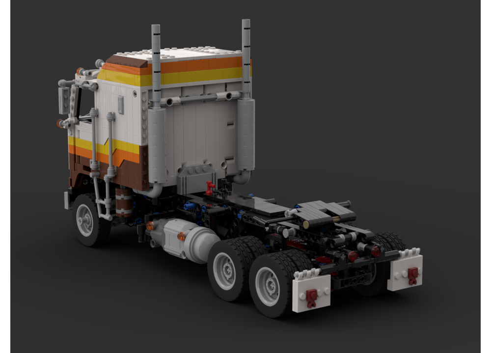 Lego Moc Kenworth K100 Aerodyne By Mani91 Rebrickable Build With Lego