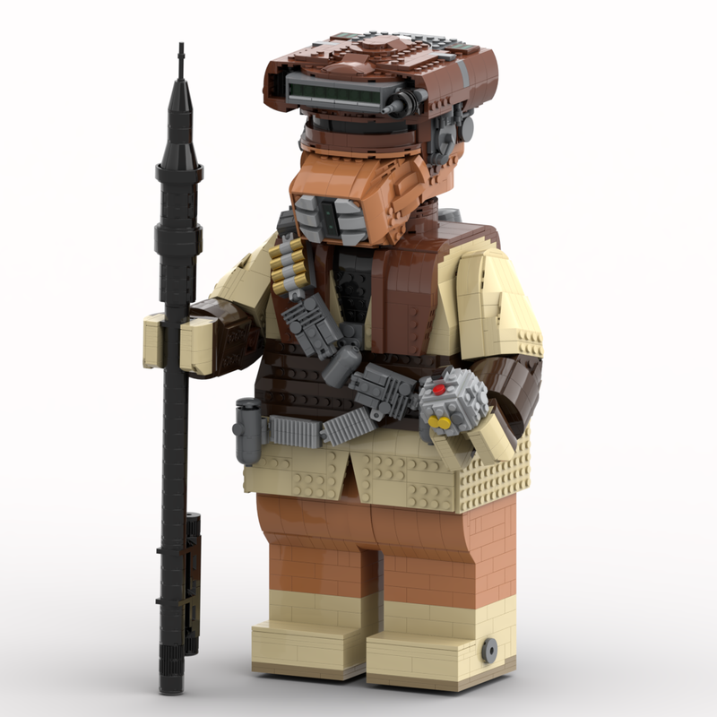 LEGO MOC Boushh Mega Figure (fits official Lego helmet) by Albo.Lego ...