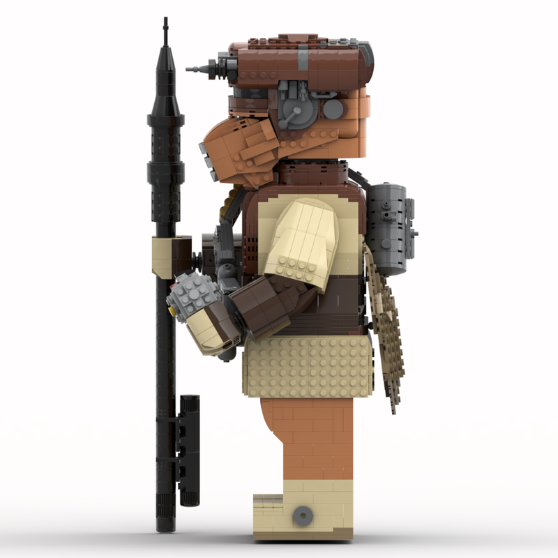 LEGO MOC Boushh Mega Figure (fits official Lego helmet) by Albo.Lego ...