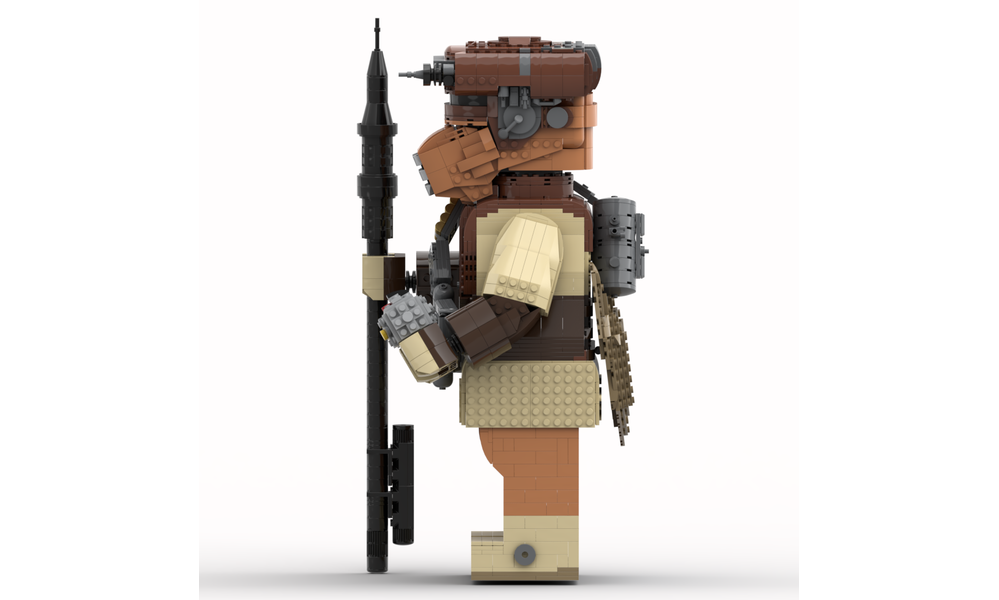 LEGO MOC Boushh Mega Figure (fits official Lego helmet) by Albo.Lego ...