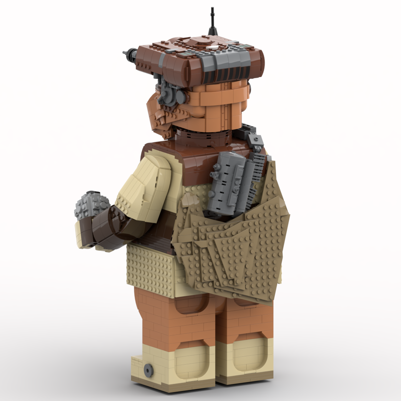 LEGO MOC Boushh Mega Figure (fits official Lego helmet) by Albo.Lego ...