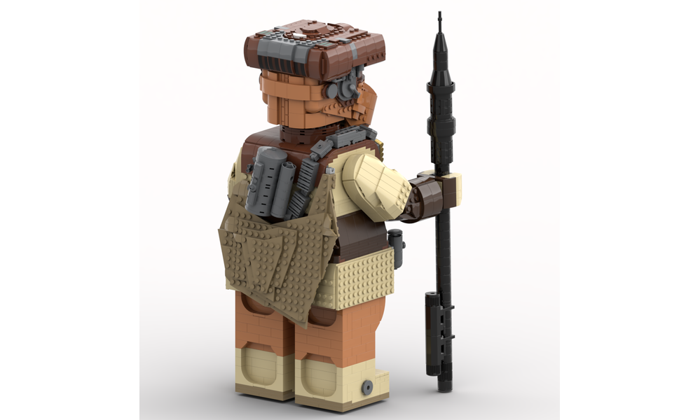 LEGO MOC-141924 Boushh Mega Figure (fits official Lego helmet) by Albo ...