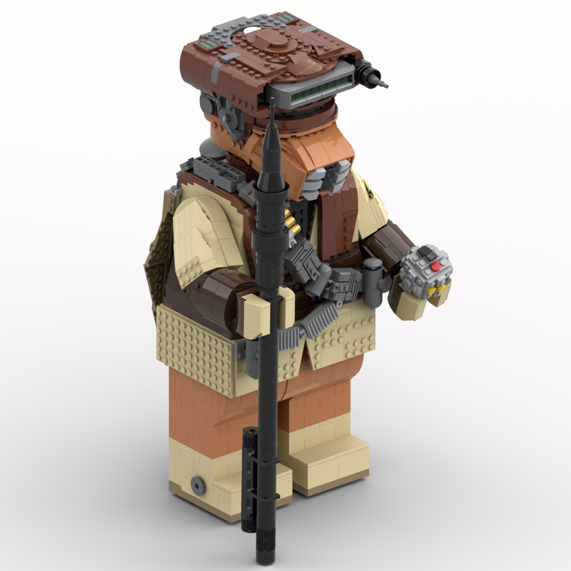 LEGO MOC Boushh Mega Figure (fits official Lego helmet) by Albo.Lego ...