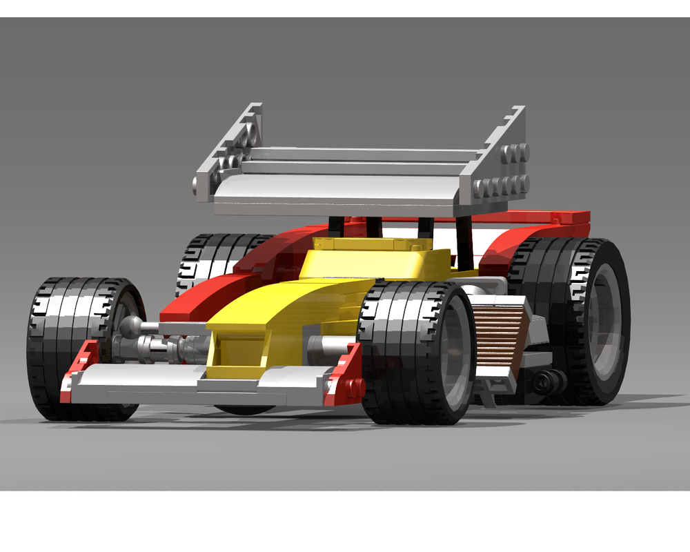 LEGO MOC Super Modified Racecar by deconsnowman | Rebrickable - Build ...