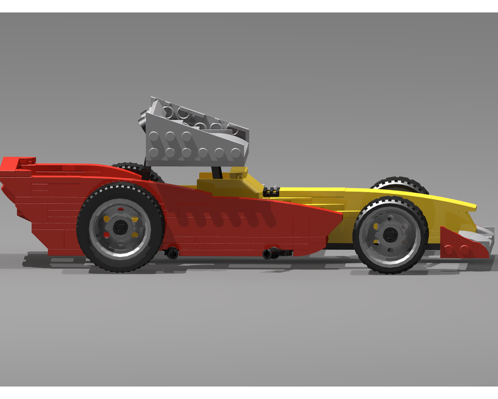 LEGO MOC Super Modified Racecar by deconsnowman | Rebrickable - Build ...