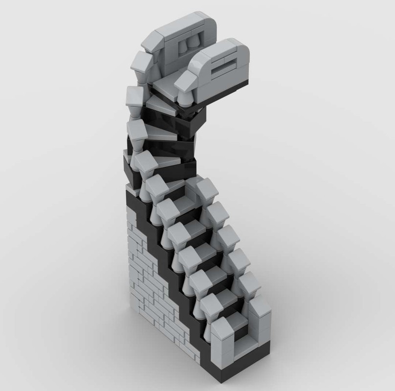 LEGO MOC Stairs by federicobj | Rebrickable - Build with LEGO
