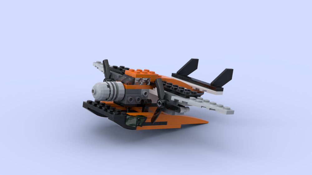 LEGO MOC Propeller Plane by itsyacoolda | Rebrickable - Build with LEGO