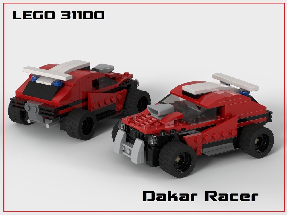 Lego Moc 31100 Dakar Racer By Kirvet Rebrickable Build With Lego