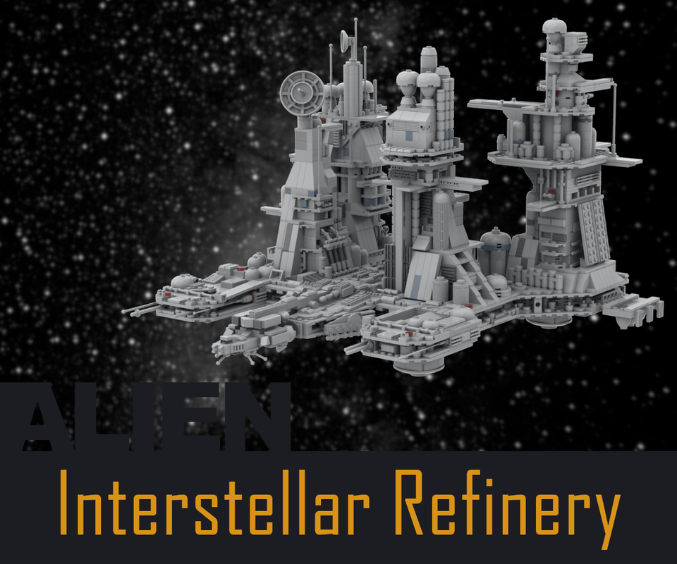 LEGO MOC Interstellar Refinery by The(Brick)Architect | Rebrickable ...