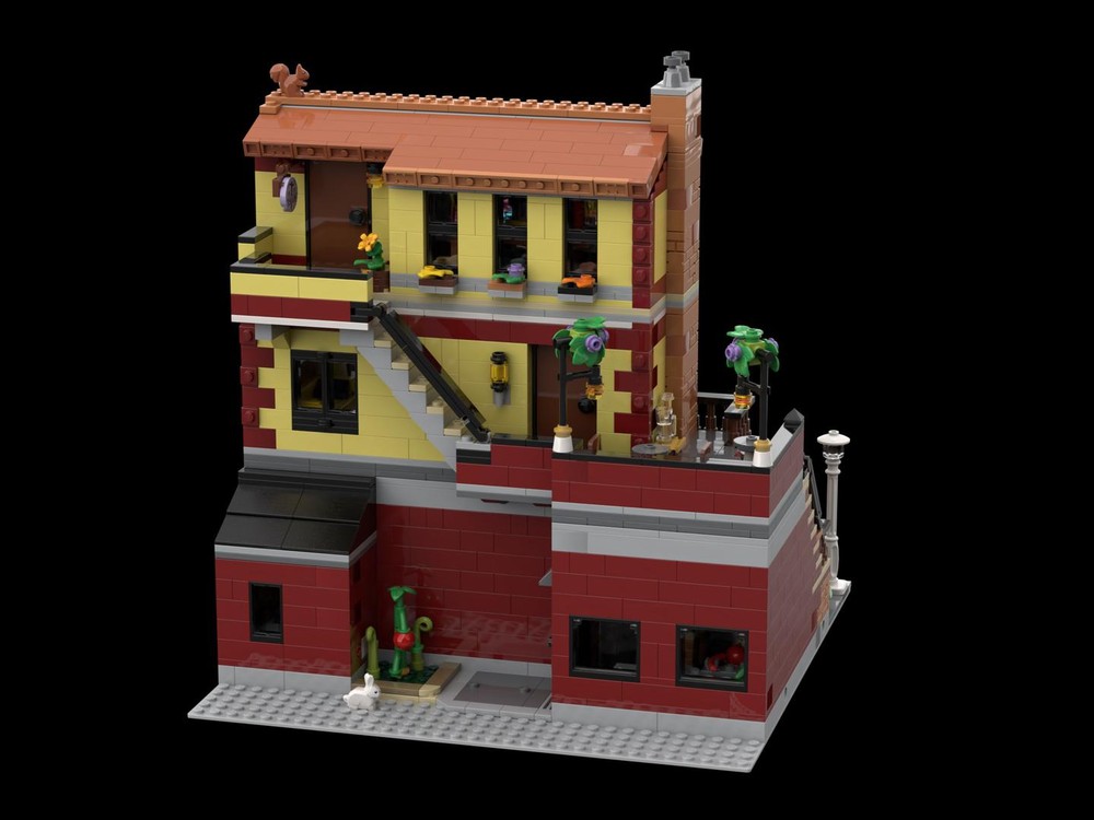 LEGO MOC-142022 Pizzeria - 10312 Jazz Club Alternative Build by PL MOCs ...
