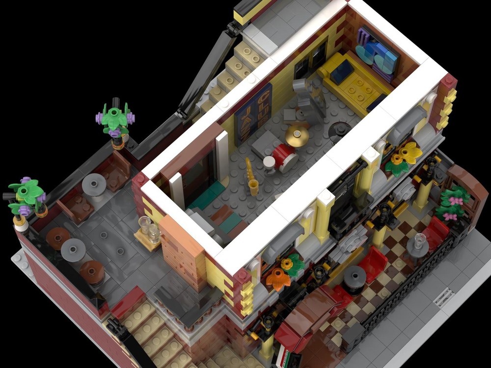 Lego Moc Pizzeria 10312 Jazz Club Alternative Build By Pl Mocs