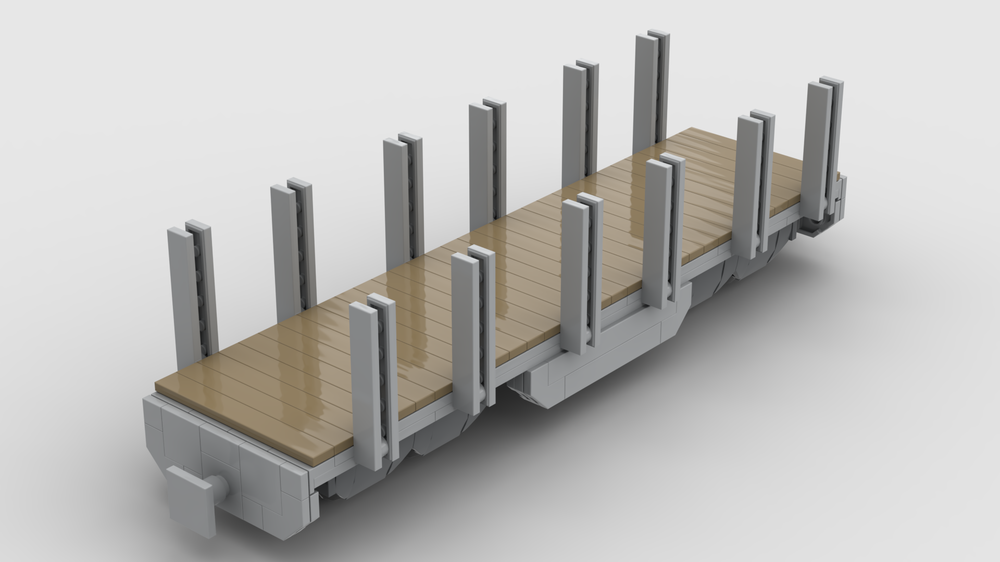 LEGO MOC Wood Transport Wagon Sp-w RhB by manubricks | Rebrickable ...