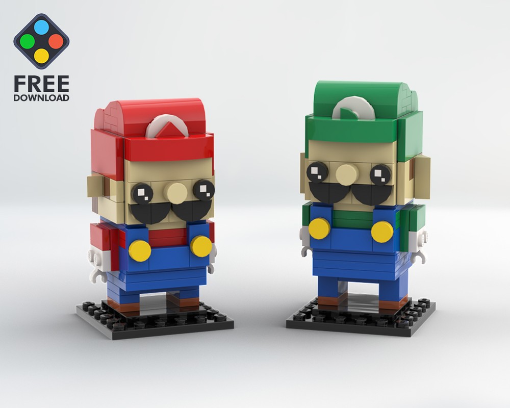 LEGO MOC Super Mario Bros. Brickheadz by OneBrickPony | Rebrickable ...