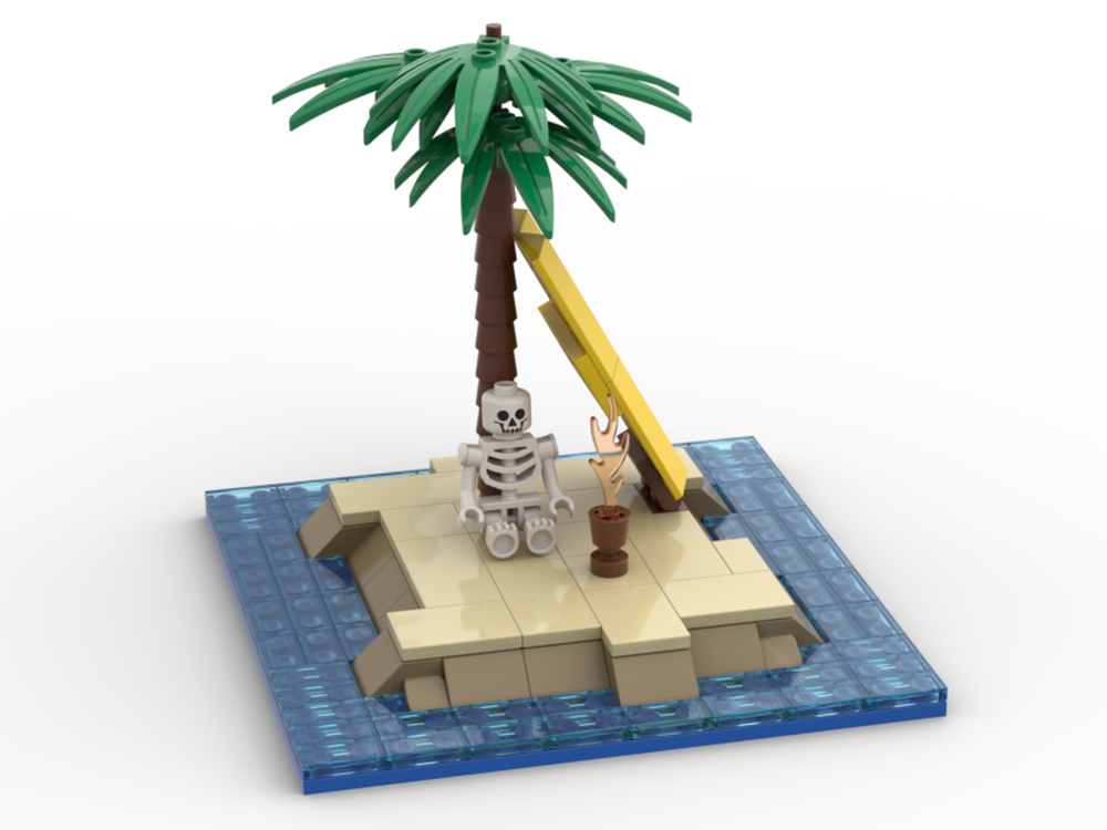 LEGO MOC Deserted Island by Eben207 | Rebrickable - Build with LEGO